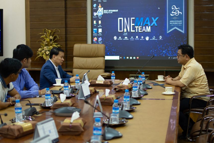 Professor Masayuki Sakakibara met Dr. Thaung Han, Group CEO of Max ...