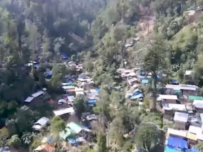 The situation of the ASGM mining site located in the remote area of ...